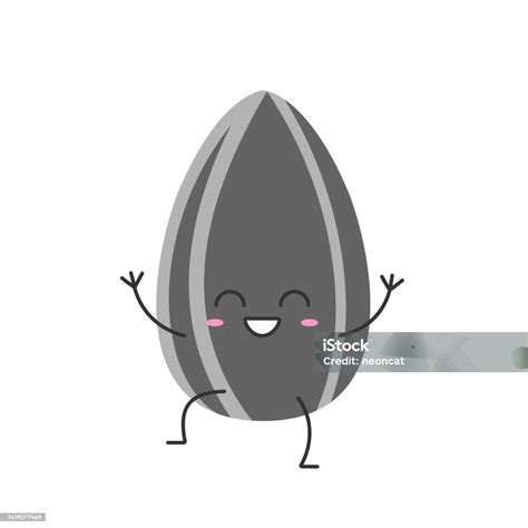 해바라기 씨 인사말 귀여운 캐릭터 만화 웃는 얼굴 쾌활한 카와이 기쁨 행복 한 감정 아이콘 벡터 일러스트 레이 션 0명에 대한 스톡 벡터 아트 및 기타 이미지 Istock
