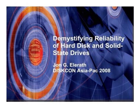 demystifying reliability of hard disk and solid state drives idema