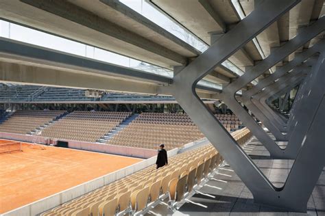 Court Simonne Mathieu Built At Roland Garros For French Open Tennis