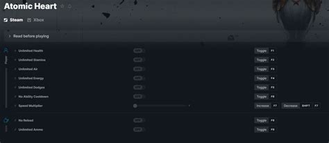 Atomic Heart Cheats Trainers Codes Games Manuals