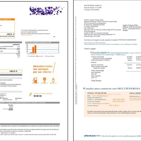 Layout Examples Of Invoices From Several Marketers These Images Show