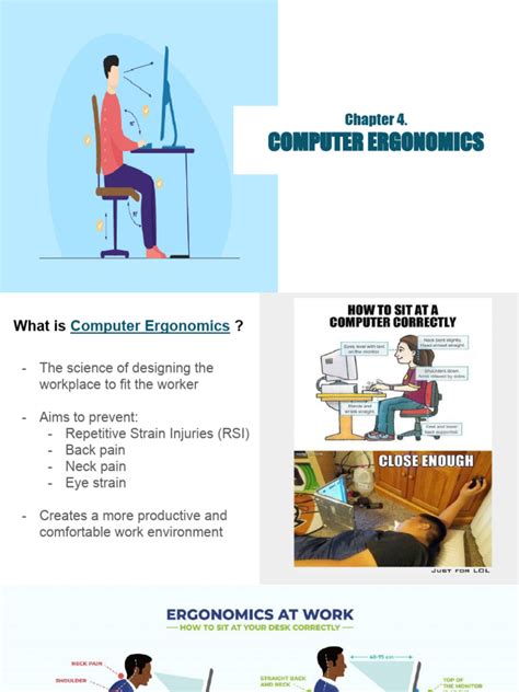 Chapter 4 Computer Ergonomics Pdf