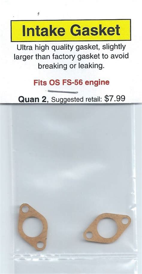 Os Fs 56 Intake Gasket 2 Pack Icbim Products