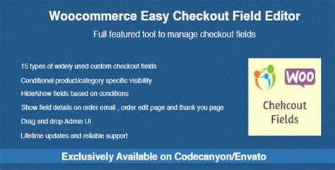 Woocommerce Easy Checkout Field Editor 370 Wordpress Plugins