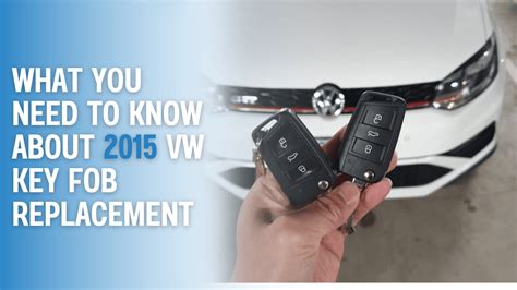 What You Need To Know About VW Key Fob Replacement VW Key Fob Battery