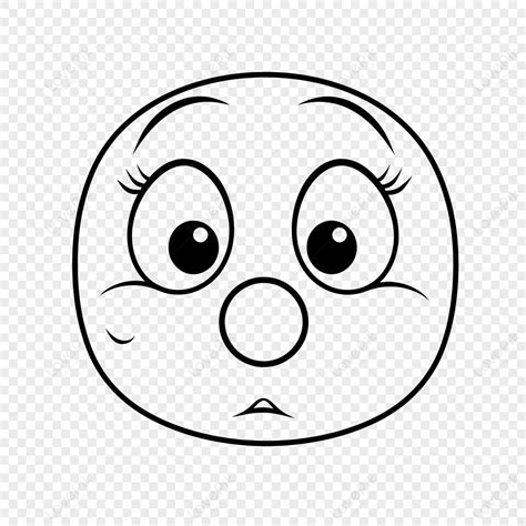 만화 컬러 얼굴 그려진 무료 개요 스케치 드로잉 벡터몸짓두꺼운 선 Png 일러스트 무료 다운로드 Lovepik