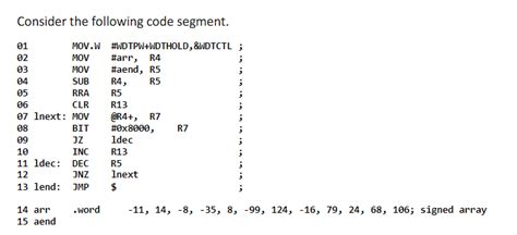 Solved A How Many Bytes Are Allocated By The Assembly