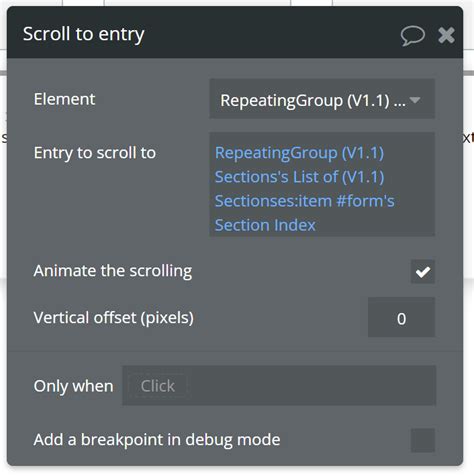 Prevent Scrolling On Repeating Groups Need Help Bubble Forum