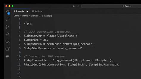Basic Example Of PHP Function Ldap Search
