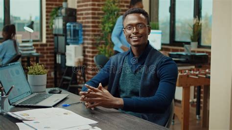 African American Manager Examining Files Stock Video Video Of Development Startup 276154791