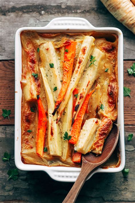 Easy Parsnip And Carrot Bake Full Of Plants