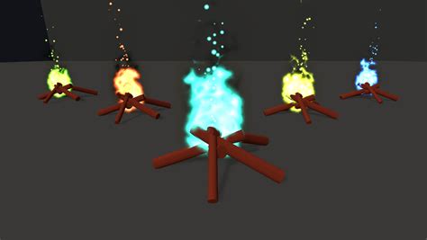 stylized fire flames vfx graph urp and hdrp