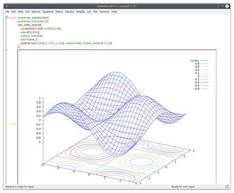 wxmaxima screenshots