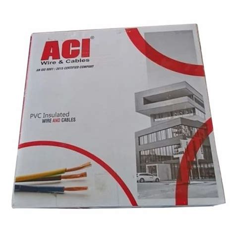 1 Core Aci 0 75sqmm Electrical Wire At ₹ 1000 Roll In Prayagraj Id