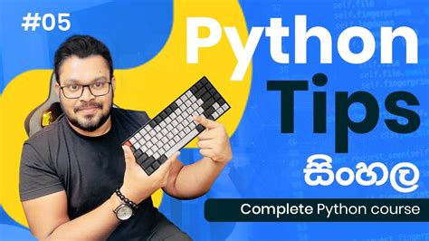 python tips 5 complete python course sinhala 2023 youtube