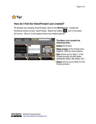 How To Create A Voice Thread PDF