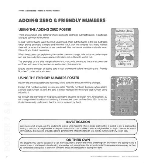 Mental Computation Using Natural Maths Strategies Lower Primary Blake Education