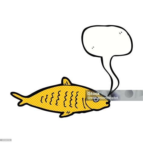 말풍선이 있는 고기잡이 말풍선을 그리기에 대한 스톡 벡터 아트 및 기타 이미지 그리기 금붕어 낙서 드로잉 Istock