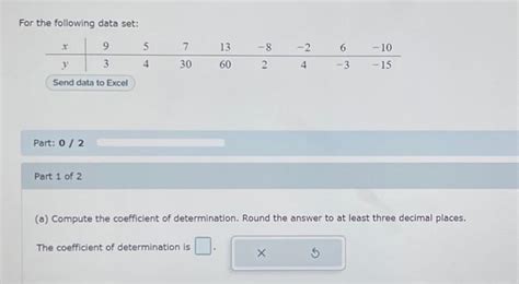[solved] for the following data set part 0 2 part 1 of