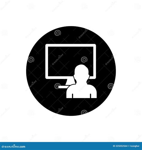 computer user icon stock vector illustration of symbol 225052564