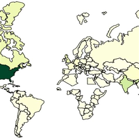 Geographic Visualization Of Github Repositories By Country Download