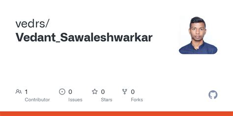 Github Vedrsvedantsawaleshwarkar