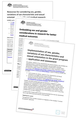 Statement On Sex Gender Variations Of Sex Characteristics And Sexual Orientation In Health And