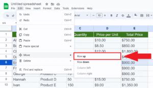How To Swap Rows In Google Sheets SpreadCheaters