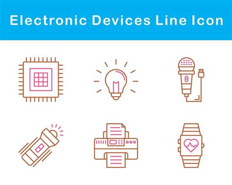 Electronic Devices Vector Icon Set 21504512 Vector Art At Vecteezy
