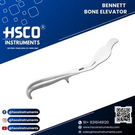 Steel Hsco Bennett Bone Elevator For Hospital At ₹ 3999 Piece In Jalandhar Id 2855716843062