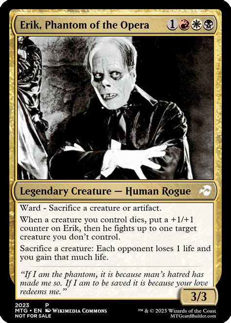 Phantom Of The Opera Inspired Cards Anyone R Custommagic