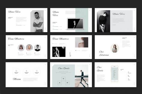 Stylish Free Minimal Powerpoint Template Just Free Slide
