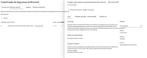 avaliação de utilização da microsoft laps microsoft defender for