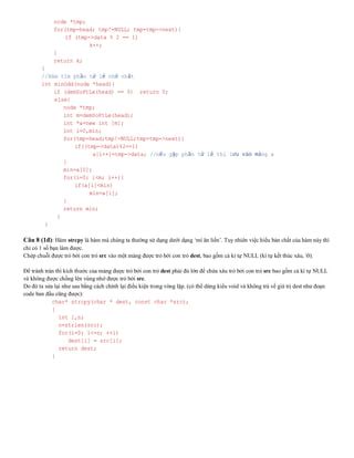 Đề thi Kỹ thuật lập trình có lời giải PDF