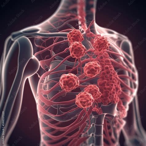 Cancer Oncology And Malignant Cancerous Growth And Metastasis Anatomy
