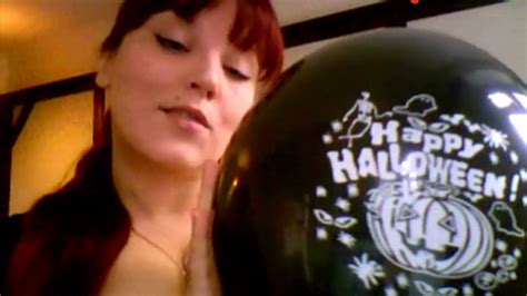 Halloween Balloon Blow Squeak And Play Mistresslucyxx Fetish And