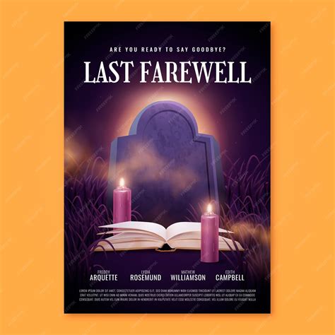 Free Vector Realistic Horror Movie Poster