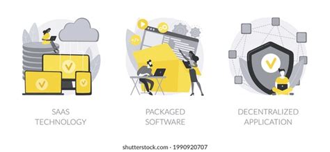 Application Service Abstract Concept Vector Illustrations Stock Vector