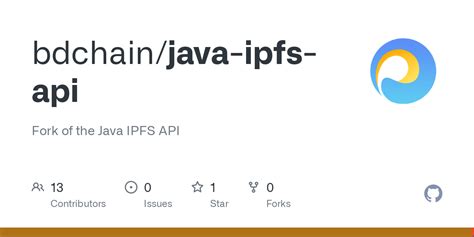 github bdchain java ipfs api fork of the java ipfs api