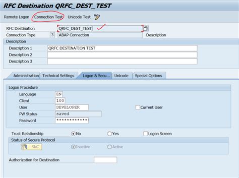 Qrfc With Outbound Queue No Inbound Queue Sapcodes