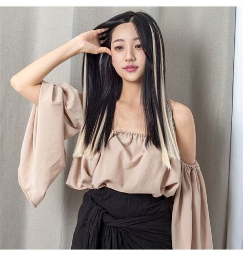 와이드 컬러피스 붙임머리 헤어 블레이즈 헤어피스 브릿지 트윙클 티몬