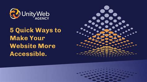 Learn About Building Accessible Websites At Unity