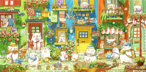 St Kuma Original Highres Bear Bird Bow Bowtie Broom Bug Butterfly Cat Day Door Duck