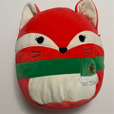 Squishmallows Toys Squishmallow New Fifi The Fox Christmas Plush