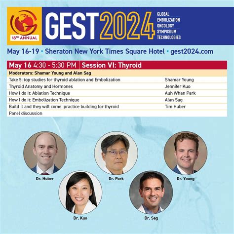 Global Embolization Symposium And Technologies Gest On Linkedin Gest2024