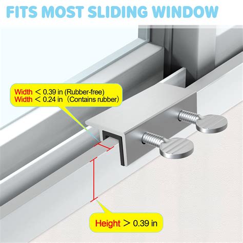 Sliding Window Locks Security Up And Down Window 3 Set