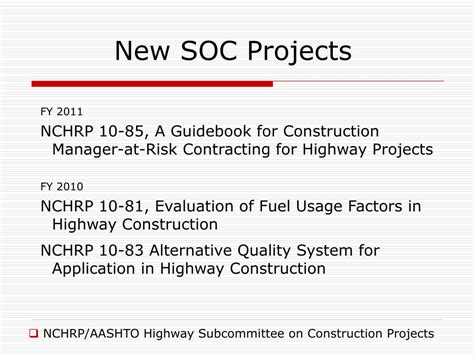 Ppt National Cooperative Highway Research Program Nchrp Powerpoint