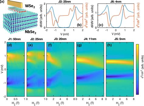 Tunneling Spectroscopy Of Bulk And Few Monolayer Nbse 2 Through Van Der