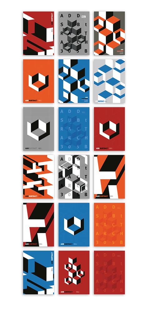 Add Subtract Posters On Behance