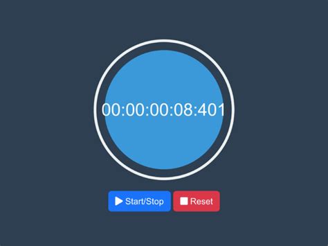 Stop Watch With Milliseconds Using Bootstrap 5 — Codehim